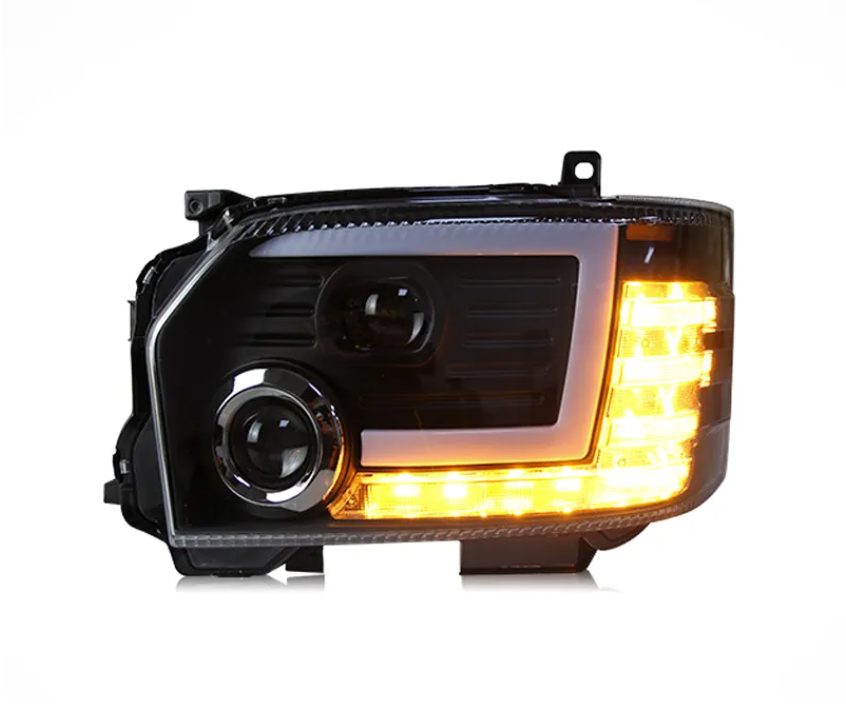 Toyota Hiace 2014-2019 Lo/Hi Beam Projector Black Sequential Indicator ...