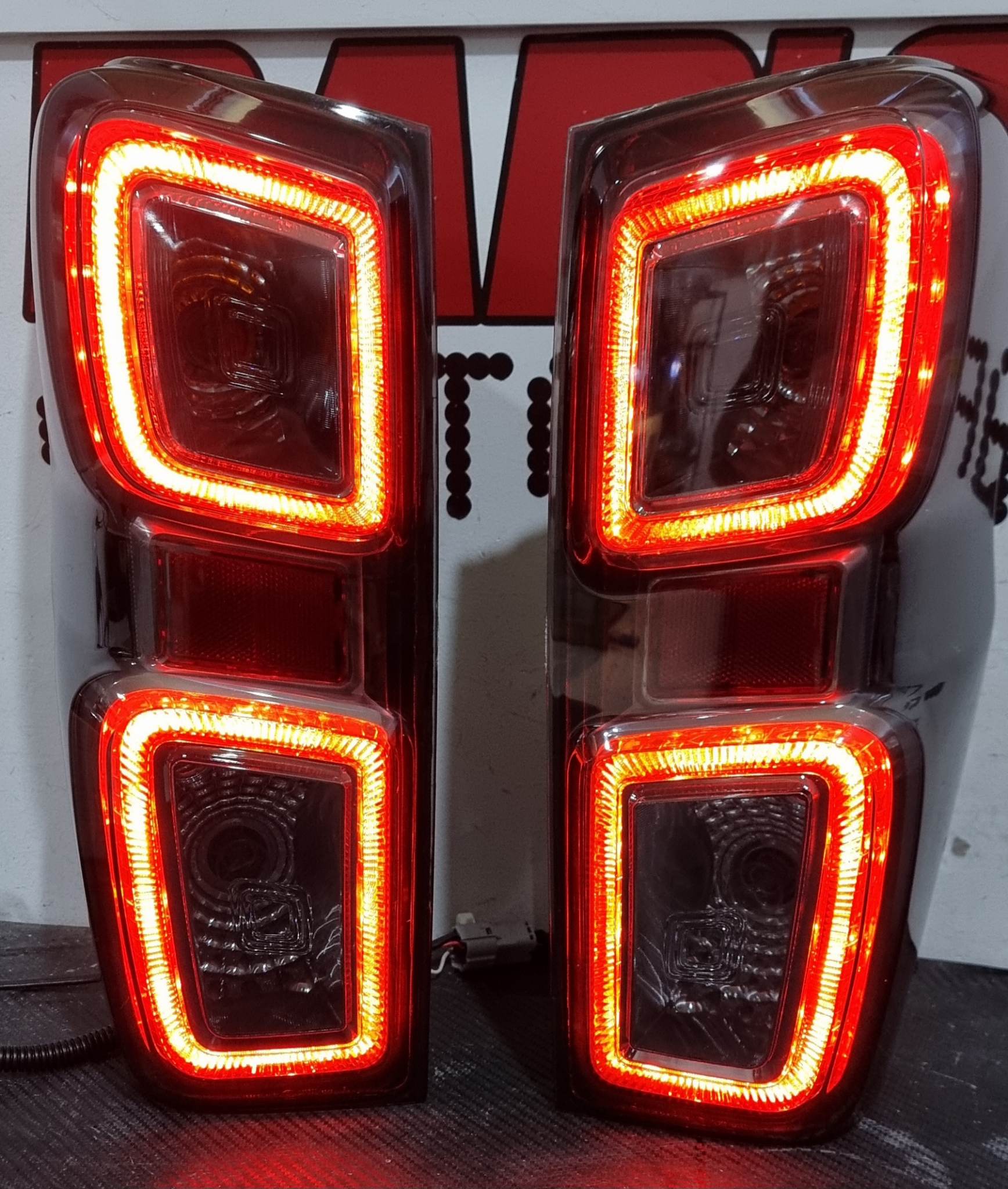 Brand new aftermarket tail/rear lights for Isuzu Dmax 3rd Generation 2020-2021 LHS +RHS | Dan's ...