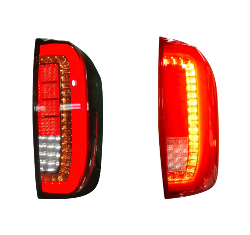 Nissan Navara NP300 D23 2015-2020 Smoked Full LED 3 Bar Tail Lights ...