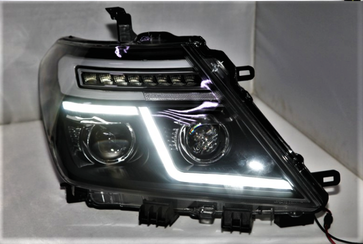 Nissan Patrol 2012-2018 Y62 Projector LED Black Headlights with DRL and ...