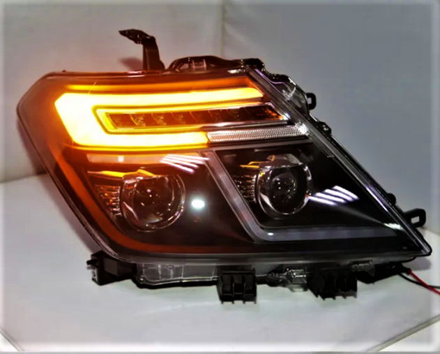 Nissan Patrol 2012-2018 Y62 Projector LED Black Headlights with DRL and ...