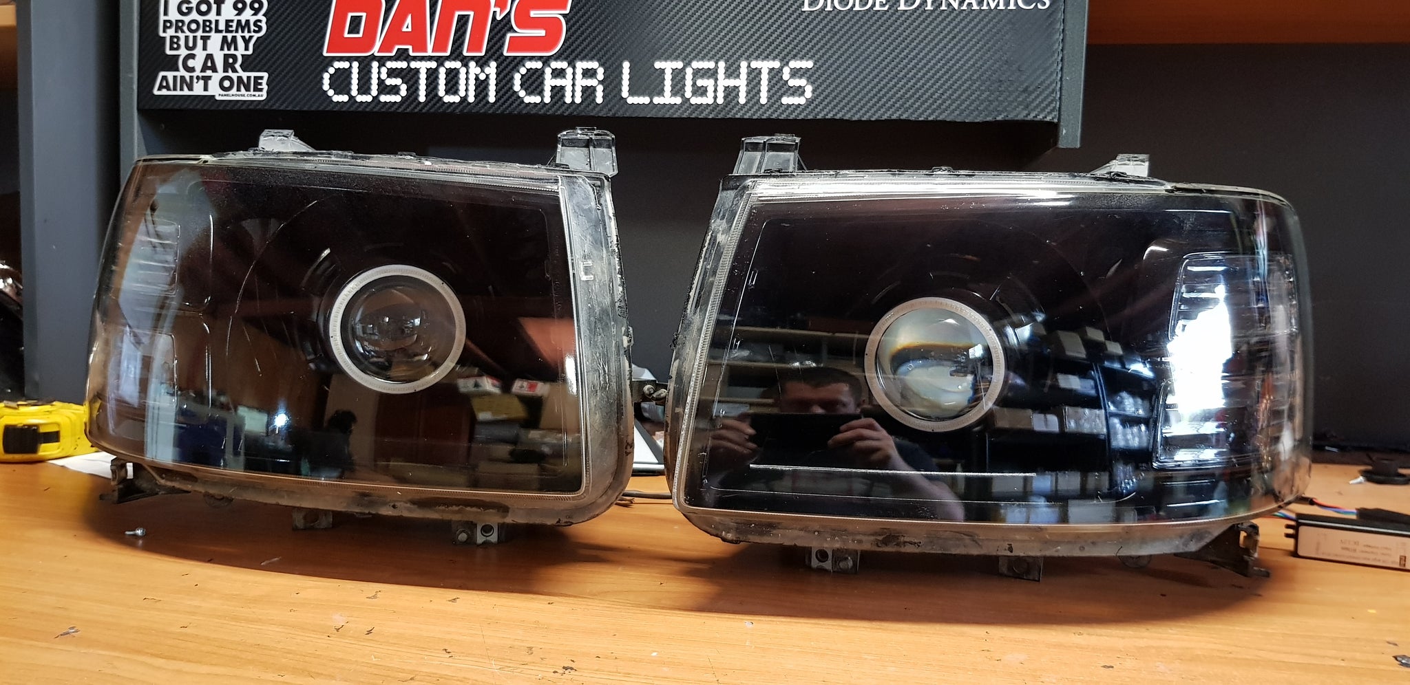 Ford RANGER PJ with Projectors and Multicoloured Halo rings | Dan's ...