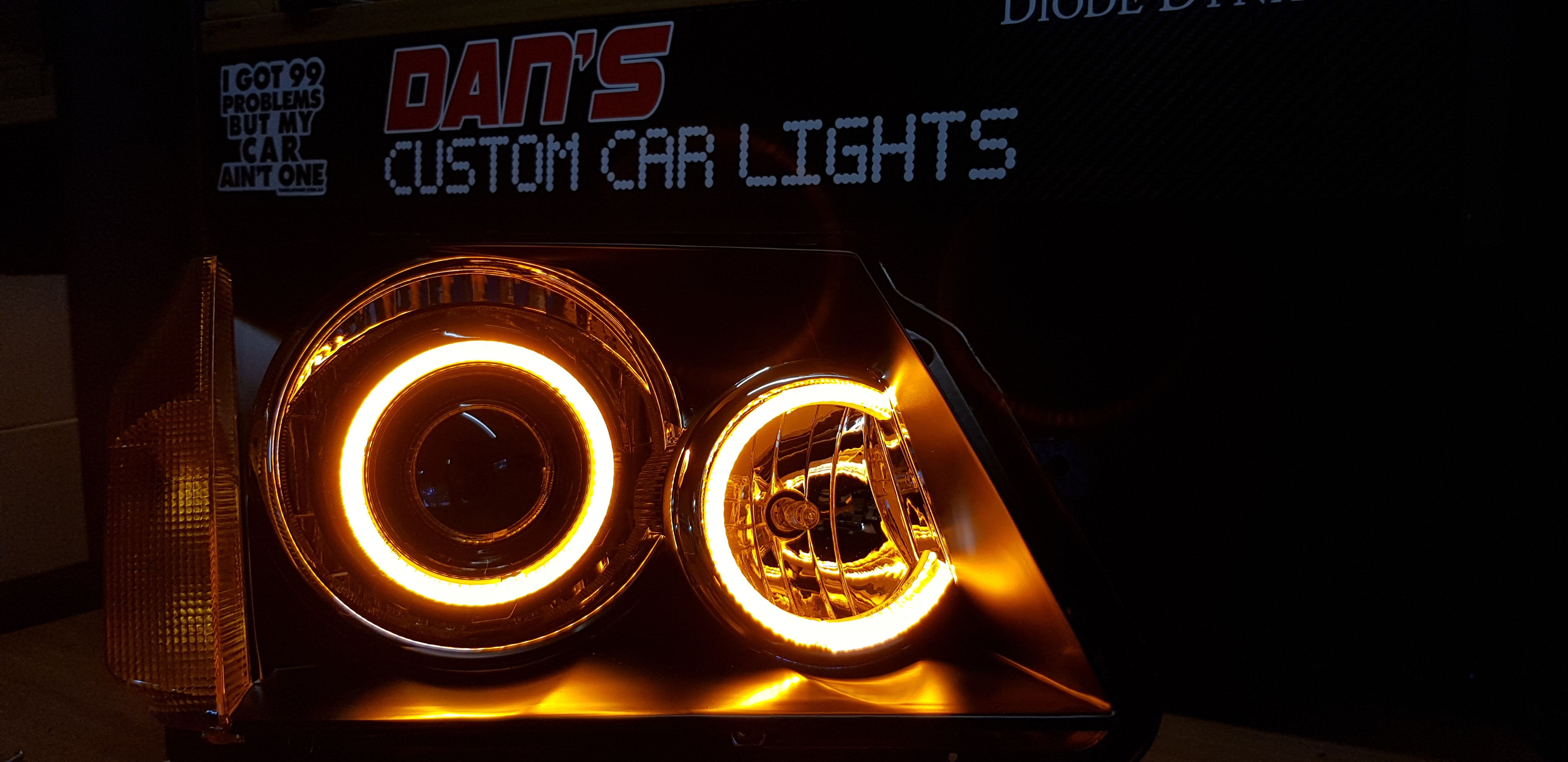 Holden RC Colorado Headlights with LED Projectors and Switchback Halo ...