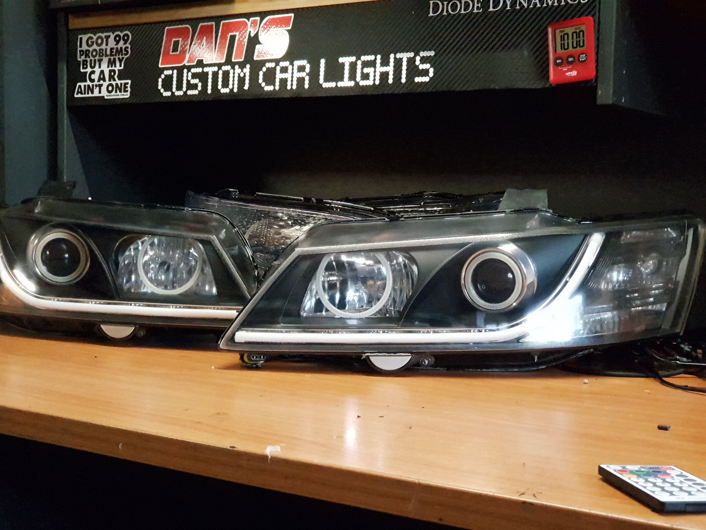 Holden VY Commodore Tube Style Switchback DRL Headlights with Quad ...