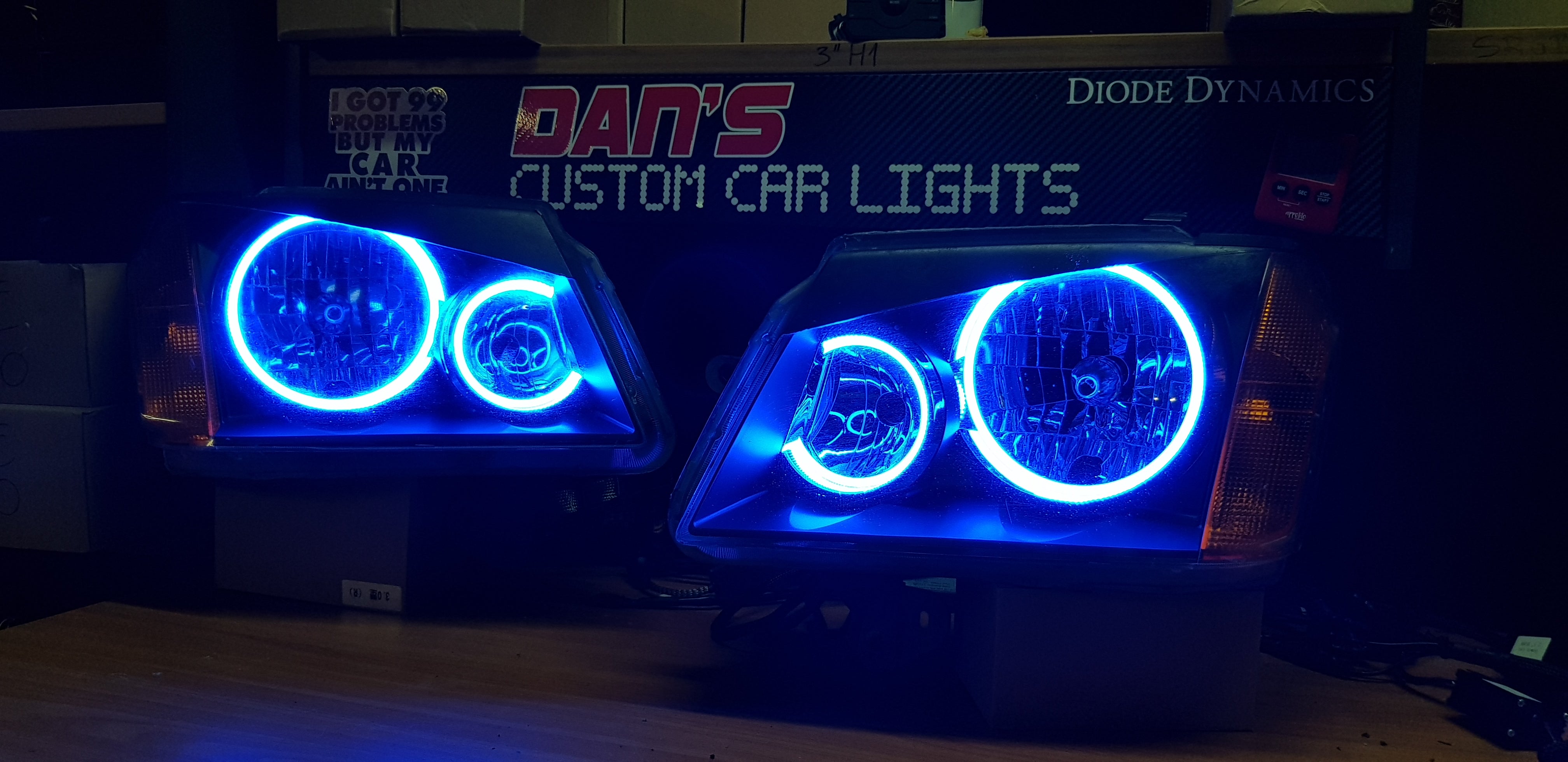 Holden RC Colorado Headlights with Multicolored Halo Rings | Dan's ...