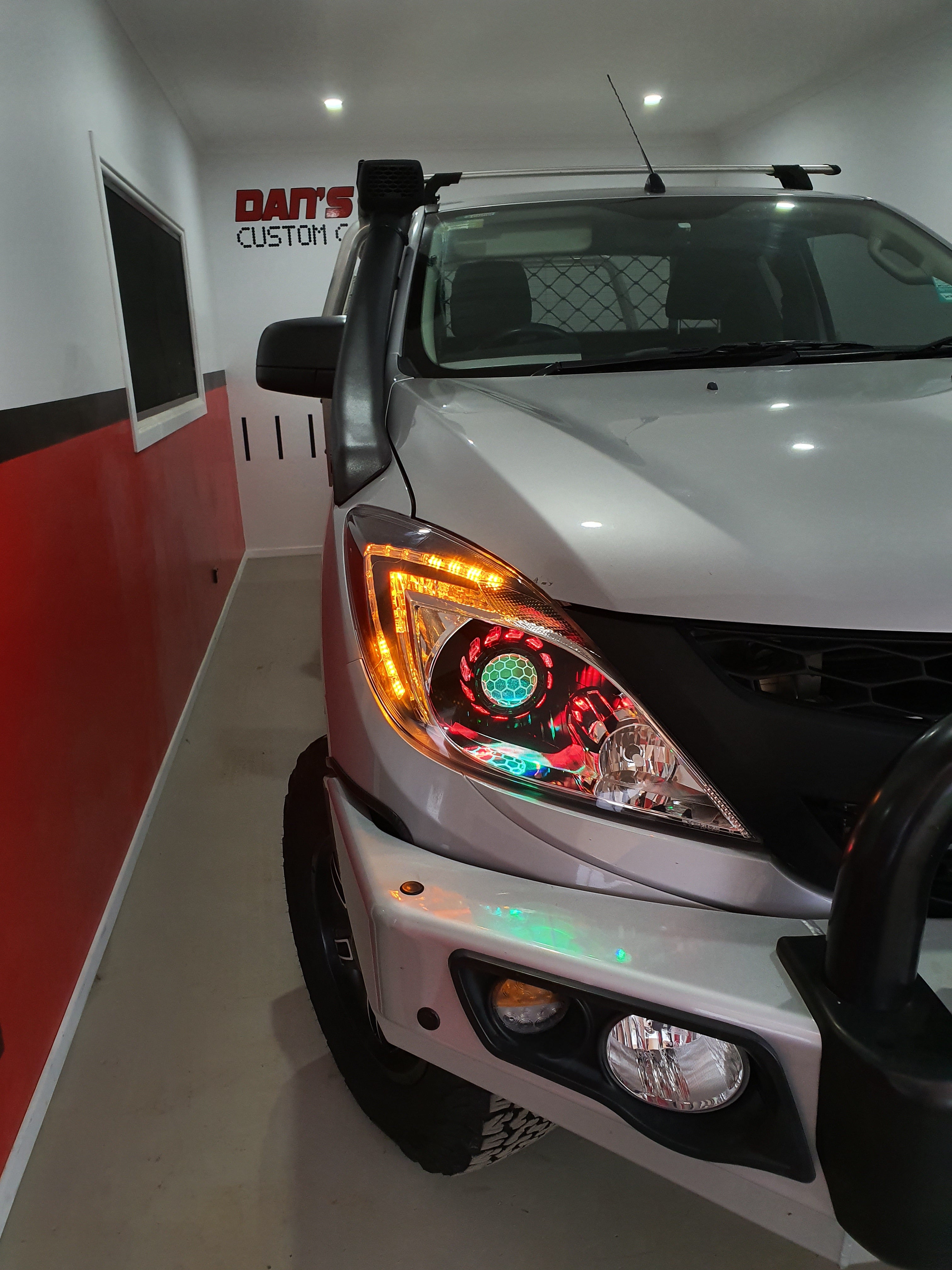 Mazda BT 50 UP 2011-2015 with Turbineshroud Multicolored Halo Rings ...