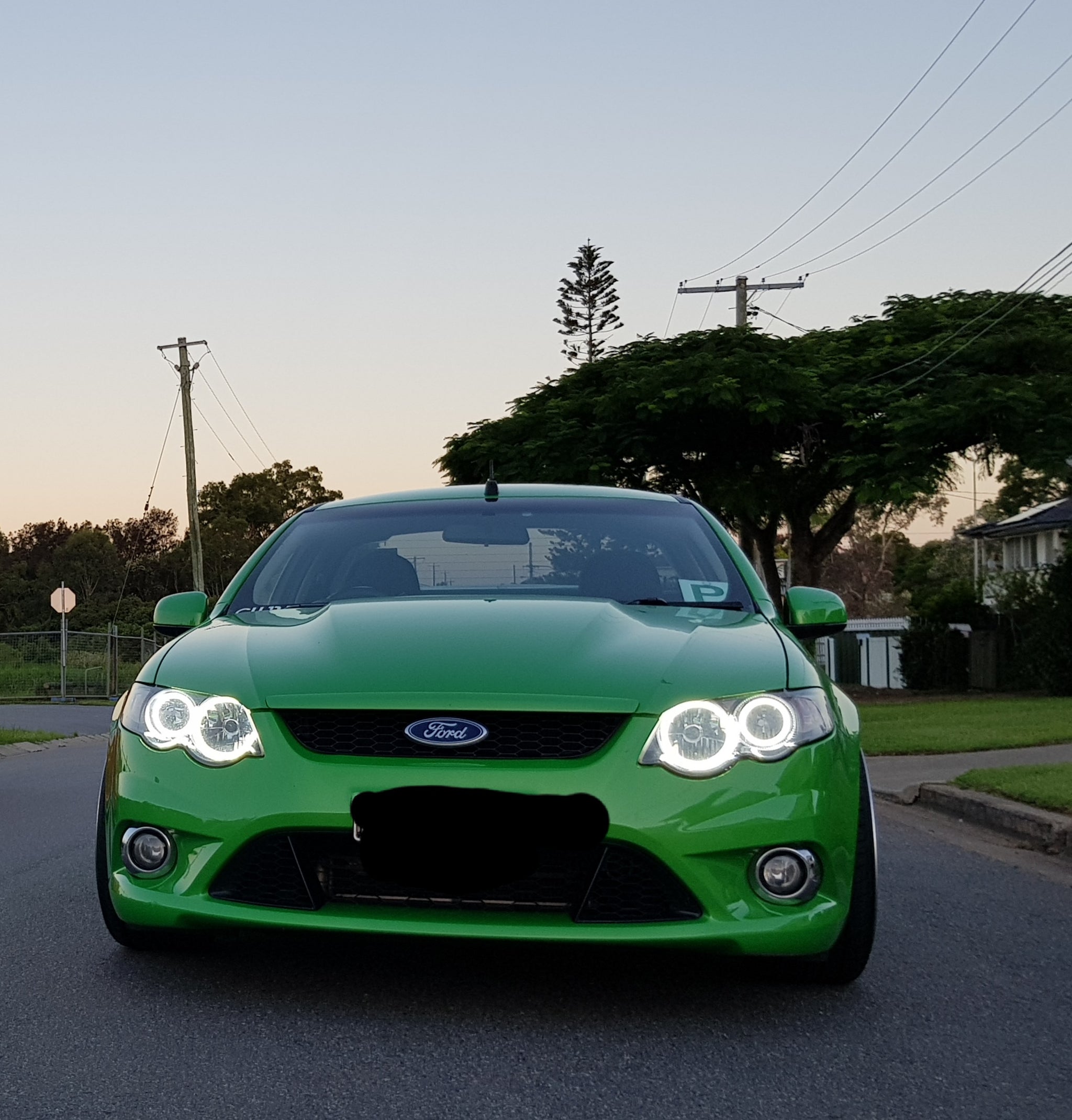 Ford Falcon FG XR6 MK1 Headlights with White/Amber Halo Rings | Dan's ...