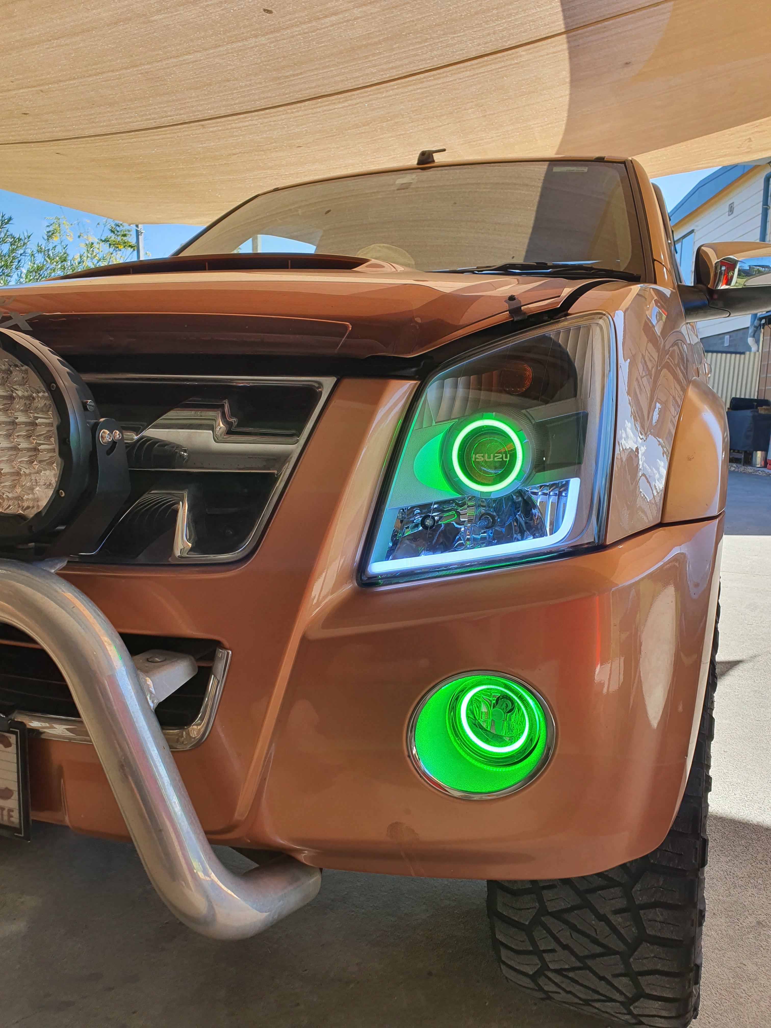 Isuzu Dmax 2008/Holden Rodeo Ra Series LT LX DX with Multicolored Halo ...