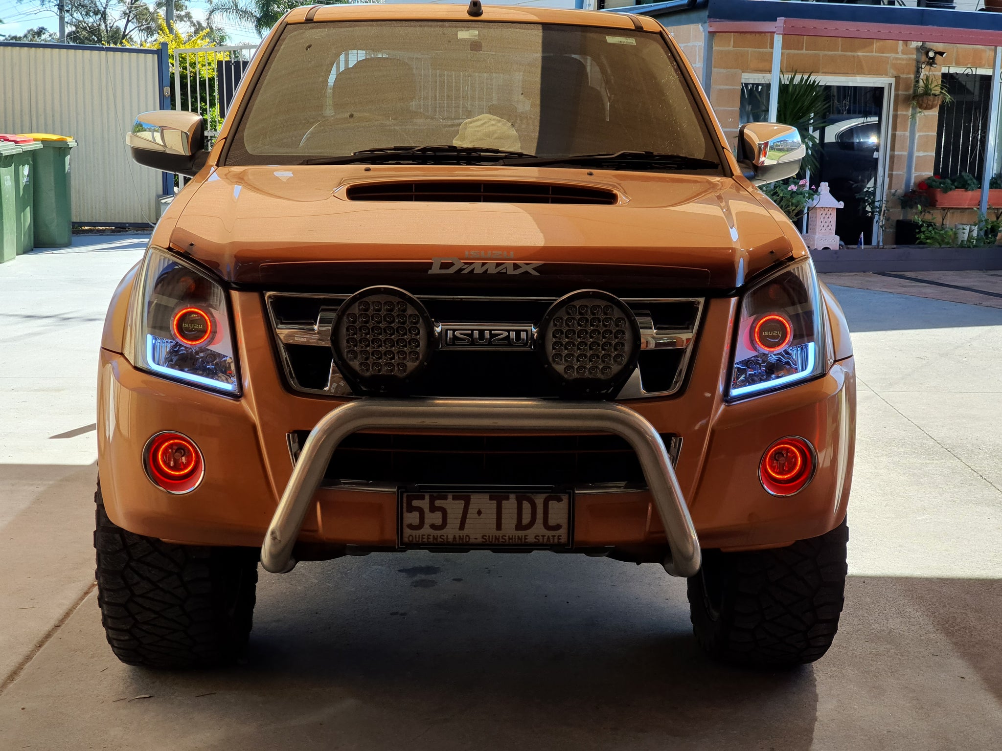 Isuzu Dmax 2008/Holden Rodeo Ra Series LT LX DX with Multicolored Halo ...
