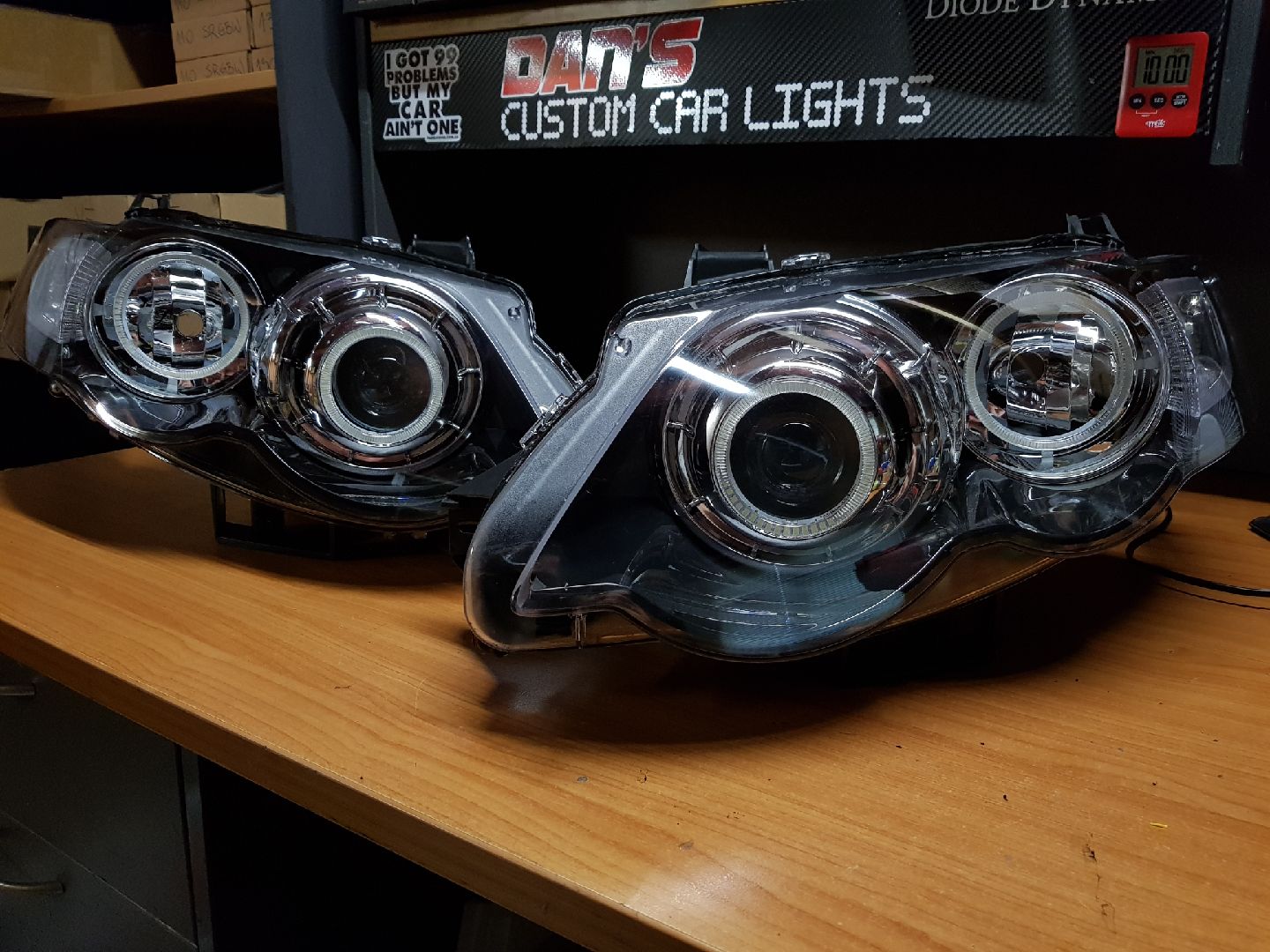 Ford Falcon FG XR6/XR8 MK2 Projector Headlights with Switchback Halo ...