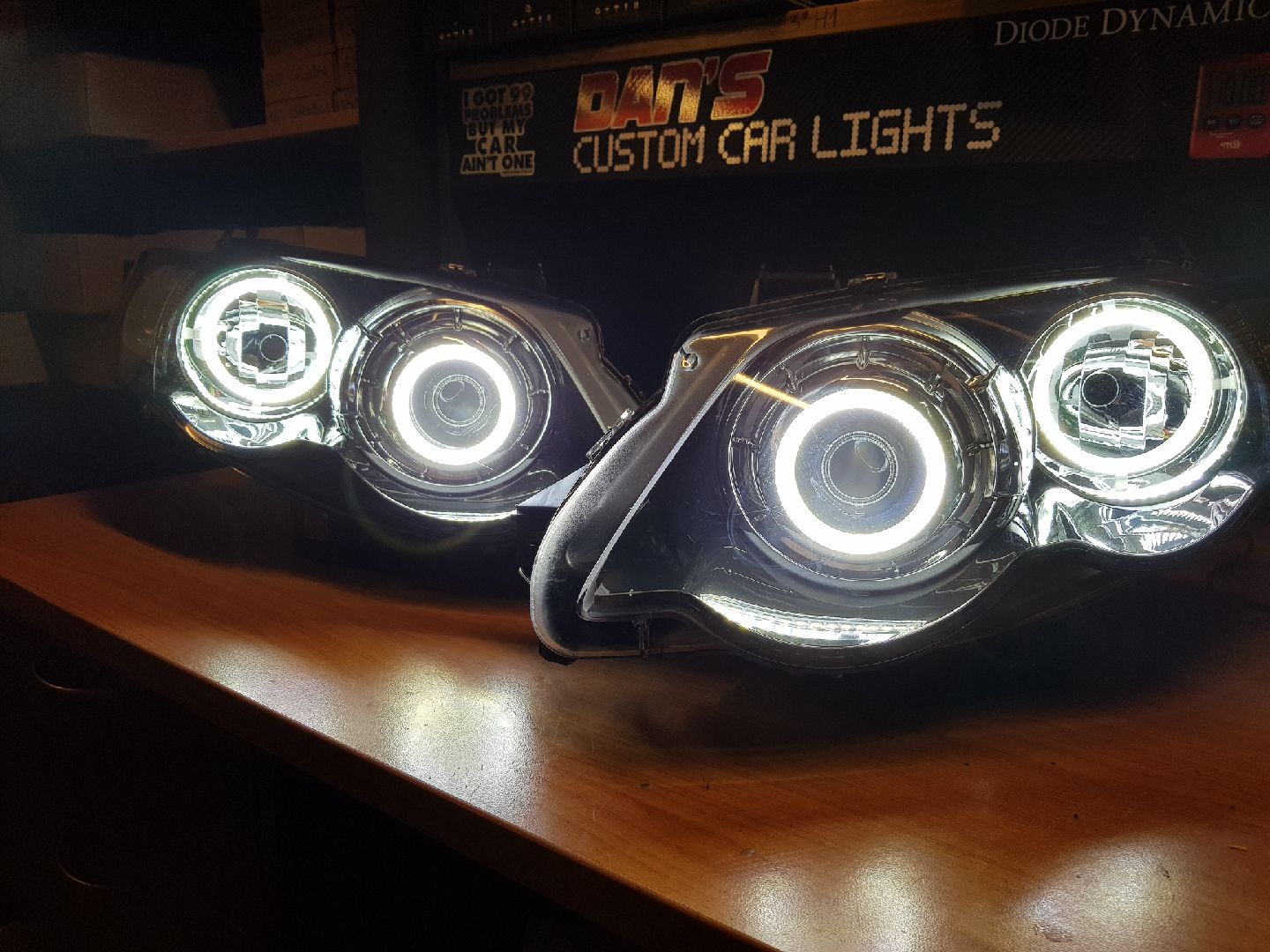 Ford Falcon FG XR6/XR8 MK2 Projector Headlights with Switchback Halo ...