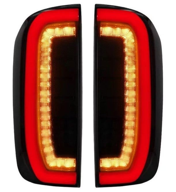 Nissan Navara NP300 D23 2015-2020 Smoked Full LED 3 Bar Tail Lights ...