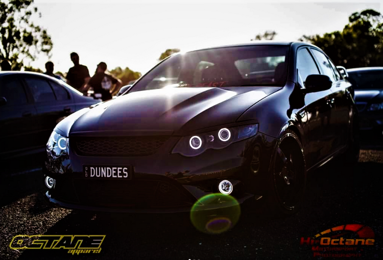 Ford Falcon XR6/XR8 Headlights Fully Blacked out, Quad Projectors ...