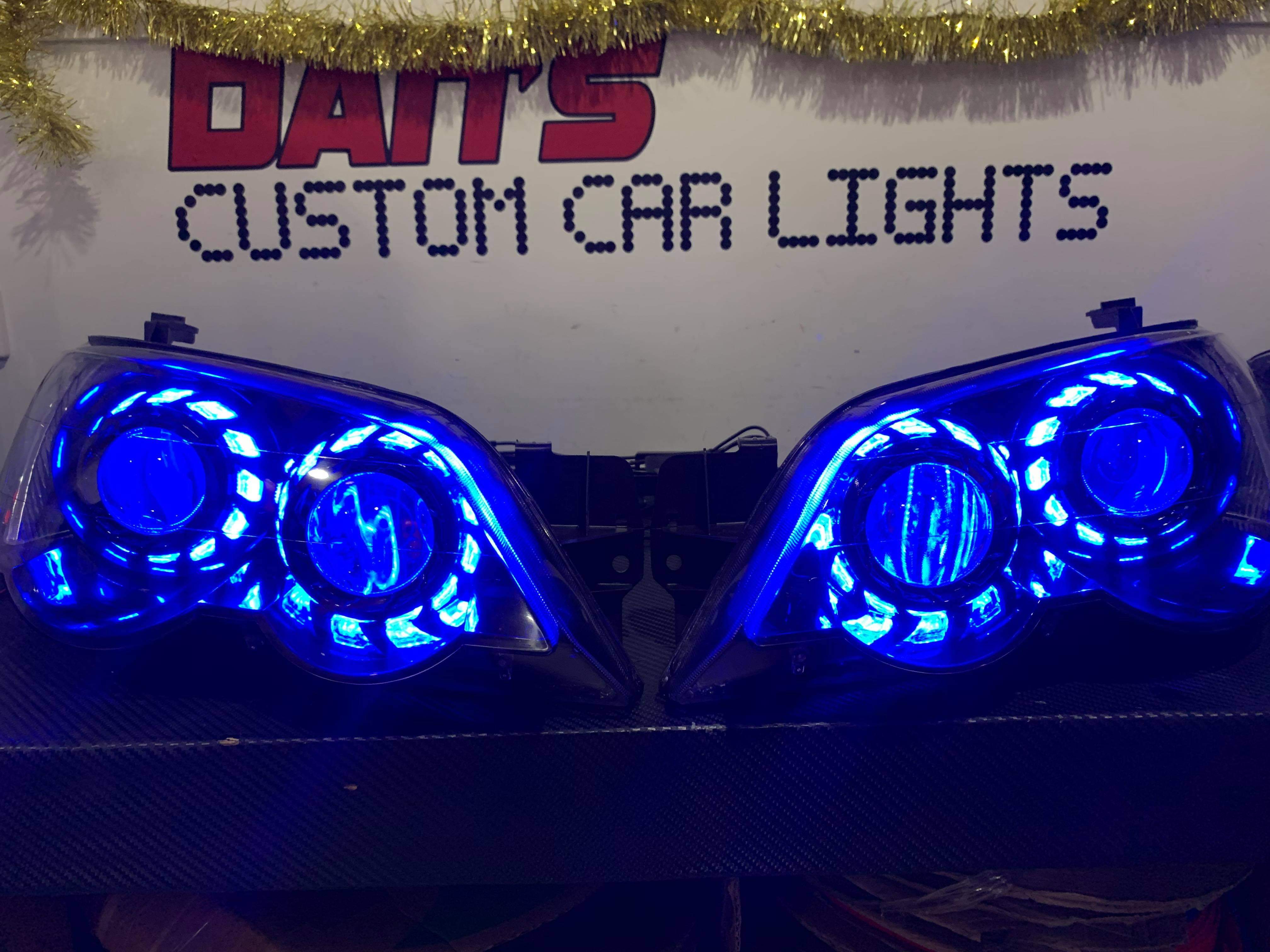 Ford Falcon BA XR6/XR8 Headlights with Projectors, RGB Halorings ...