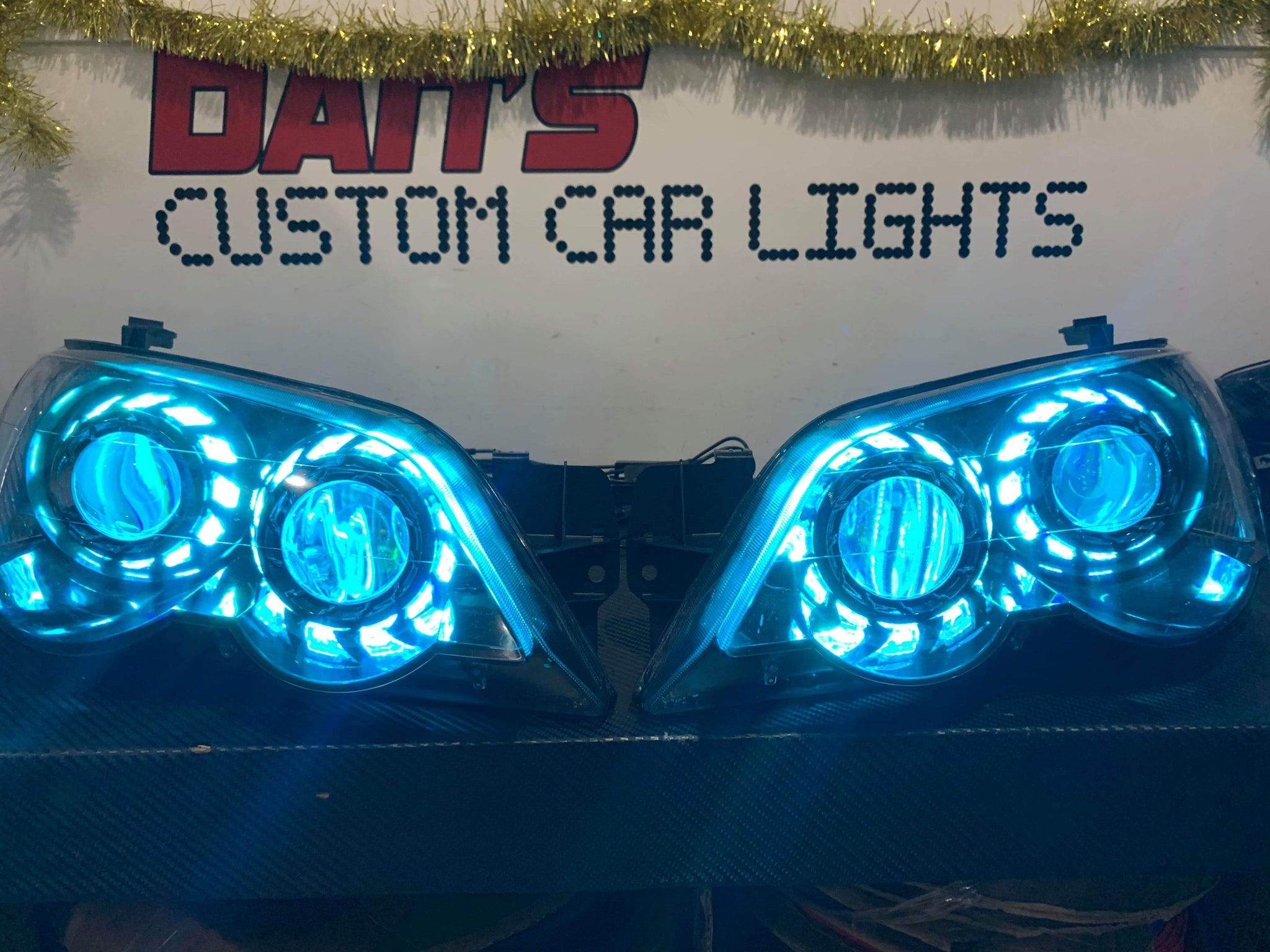 Ford Falcon BA XR6/XR8 Headlights with Projectors, RGB Halorings ...