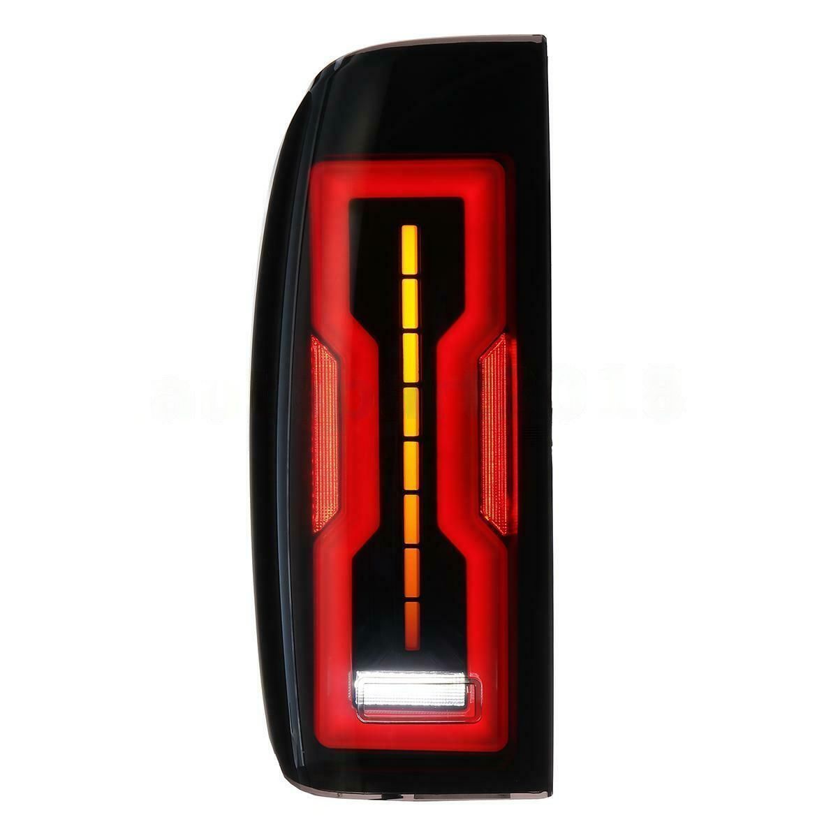 Holden Colorado RG 2012-2021 Black Smoked Sequential LED Tail Lights ...
